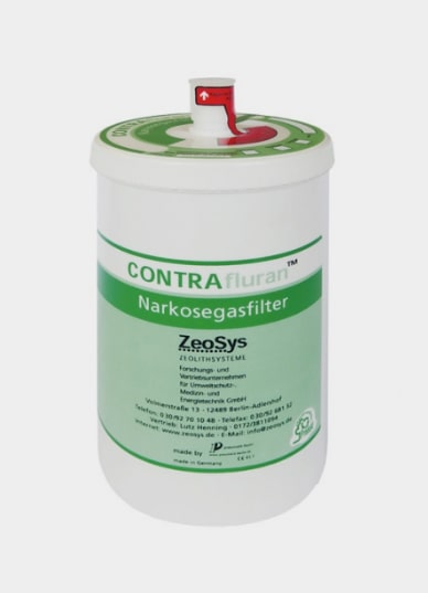 CONTRAfluran Narkosegasfilter Ferkelkastration von der ZeoSys Medical